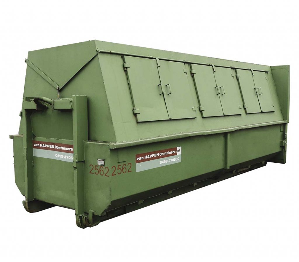Soorten en maten Afvalcontainers - Van Happen Containers