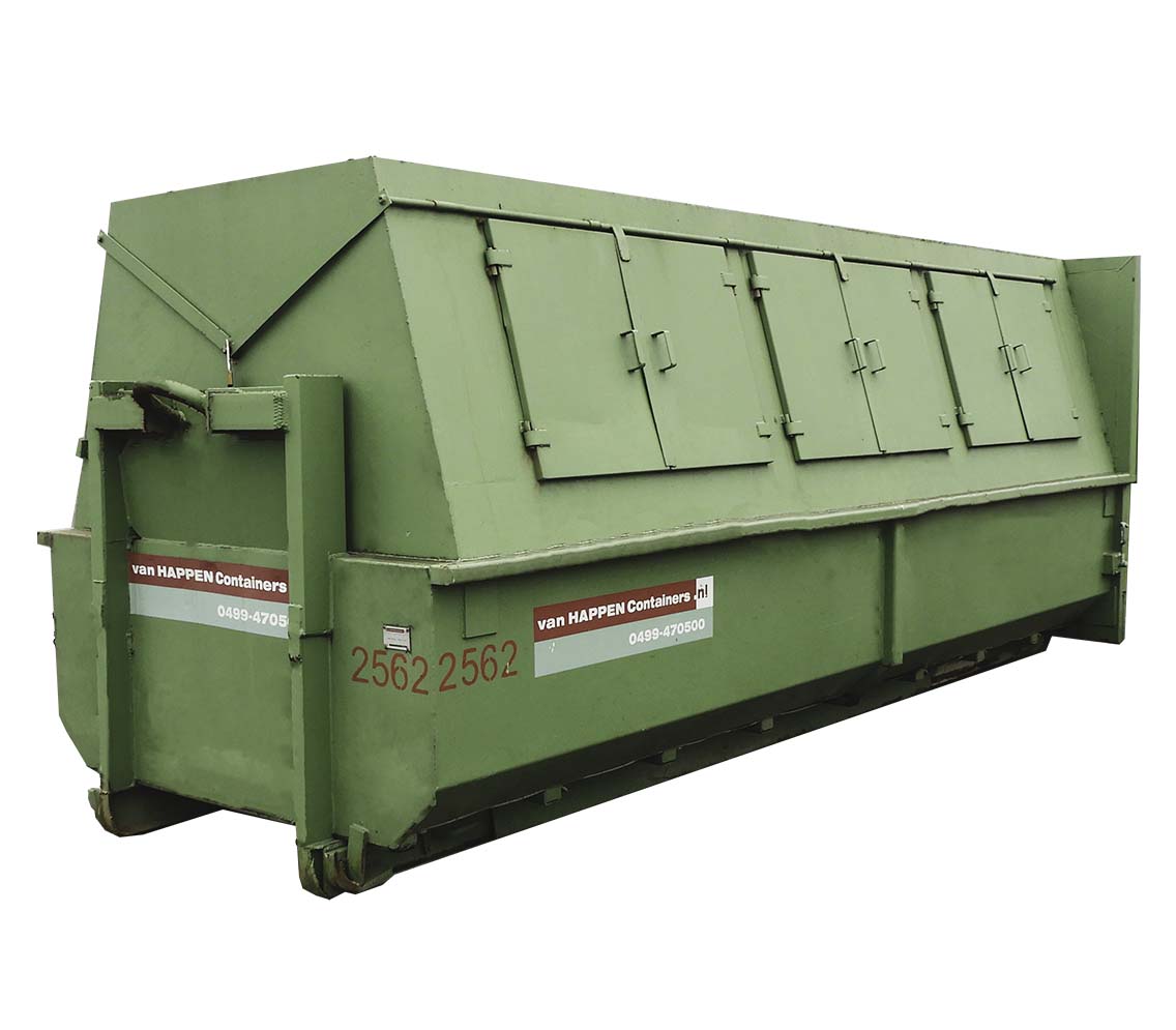 Soorten en maten Afvalcontainers - Van Happen Containers